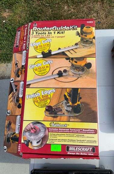 Router guide kit milescraft - Hash Auctions