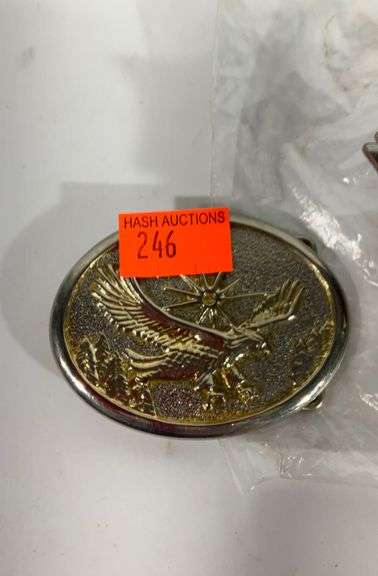 Belt buckle and master cutlery pocket knife - Hash Auctions