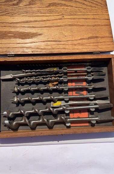 Irwin auger bit set looks complete - Hash Auctions
