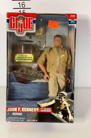 GI Joe replica of JFK: Pt 109 boat commander. - Hash Auctions