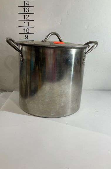 Stainless steel deep pot. - Hash Auctions