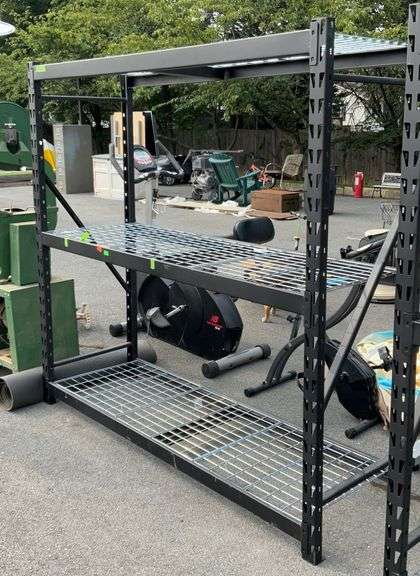 Nice Storage shelf system, Pallet racking in style with the wire grid ...