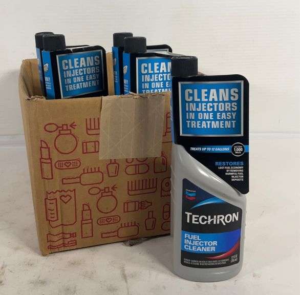 5 bottles of Chevron Techron fuel injector cleaner - Hash Auctions