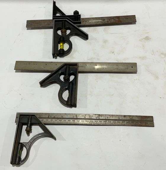 Three two piece combination squares - Hash Auctions