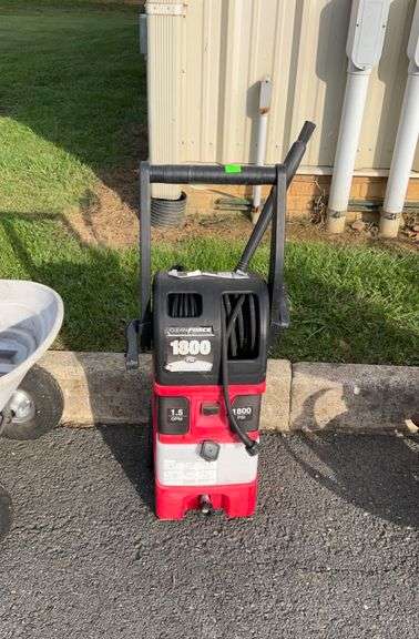 Clean Force electric pressure washer, working order, 1800psi, - Hash ...