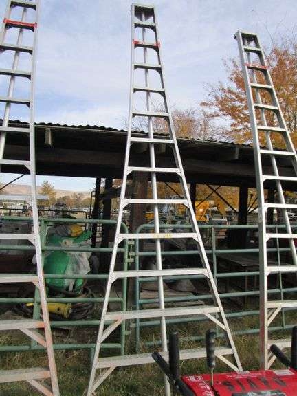 ALUM 14' ORCHARD LADDER - Heaverlo Northwest Auctions