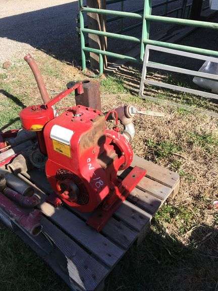 FIRE DEPT WATER TANK W/HOSE REEL & PUMP - Heaverlo Northwest Auctions