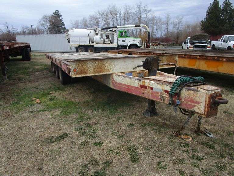 1993 TRAILMAX TILT DECK TRAILER - Heaverlo Northwest Auctions