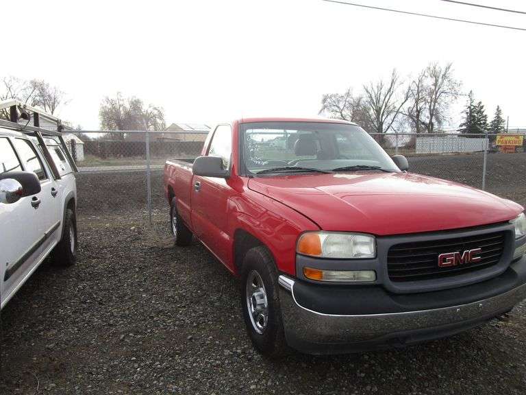 2002 GMC 1500 PU - Heaverlo Northwest Auctions