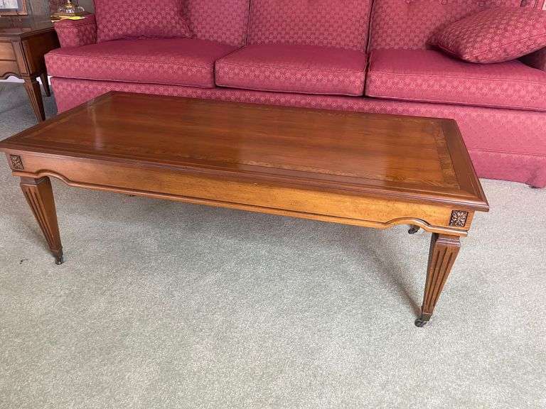 Vintage Wooden Coffee Table - Halfhill Auction Group