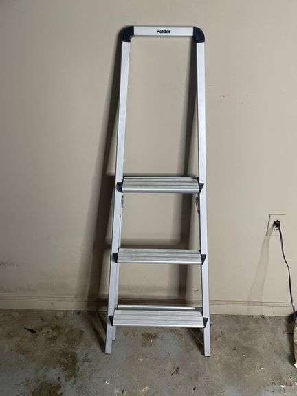 Polder Step Ladder - Halfhill Auction Group