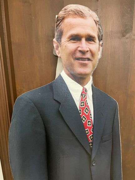 George W Bush LifeSize Cardboard Cut Out - Halfhill Auction Group
