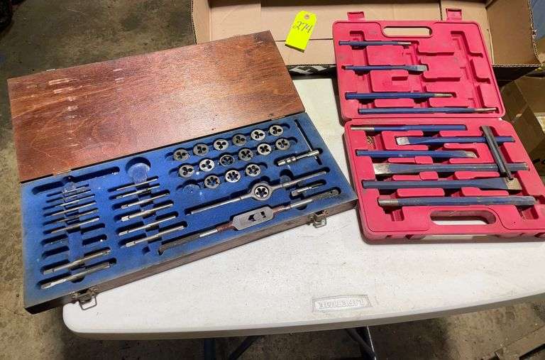 Chisel/Punch Set & Tap & Die Set - Halfhill Auction Group