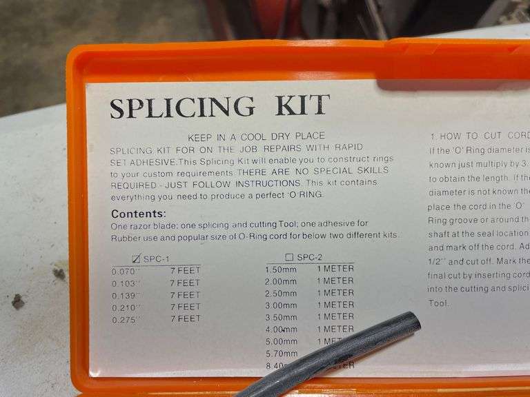 Splicing Kit - Halfhill Auction Group