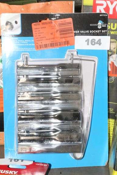 ARMOUR LINE TOOLS SHOWER VALVE SOCKET SET - Dallas Online Auction Company