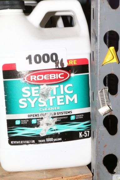 ROEBIC SEPTIC SYSTEM CLEANER 64 FL OZ - Dallas Online Auction Company