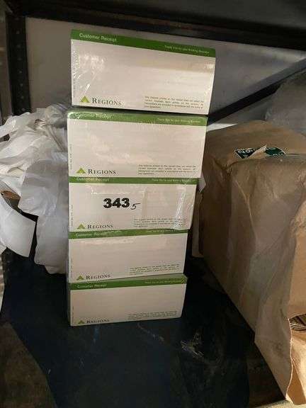 REGIONS DEPOSIT SLIP - Dallas Online Auction Company