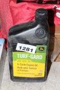 JOHN DEERE TURF-GARD 10W-30 4-CYCLE ENGINE OIL - Dallas Online Auction ...