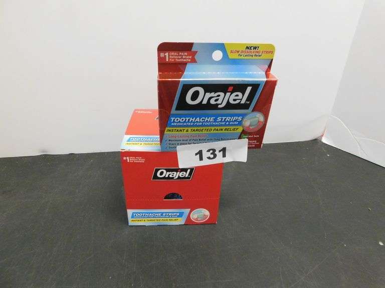 ORAJEL TOOTHACHE STRIPS 8 COOL MINT STRIPS PER PACK - Dallas Online ...