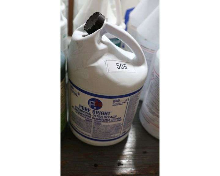 PURE BRIGHT GERMICIDAL ULTRA BLEACH 1 GALLON - Dallas Online Auction ...