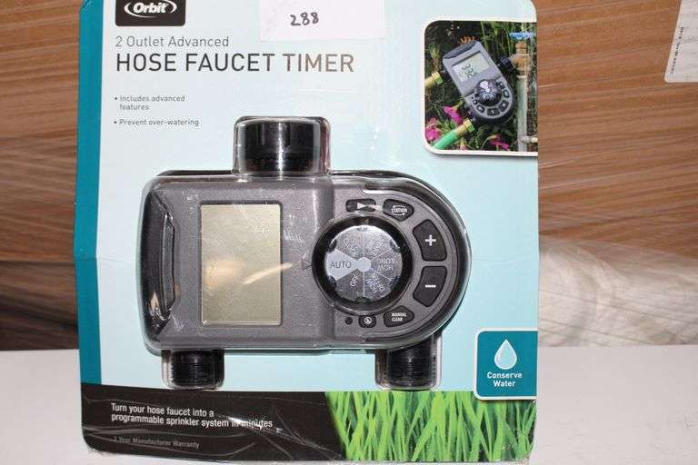 Orbit 2-Outlet Hose Faucet Timer - Dallas Online Auction Company