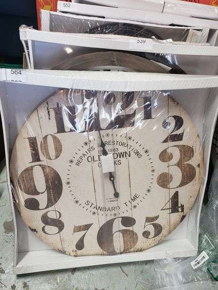 REPAIRS AND RESTORATIONS OLD TOWN CLOCKS STANDARD TIME WALL MOUNT ...
