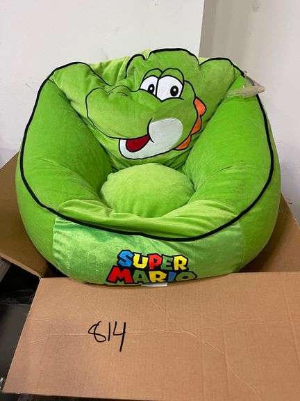 Super Mario Yoshi Bean Bag Chair - Dallas Online Auction Company