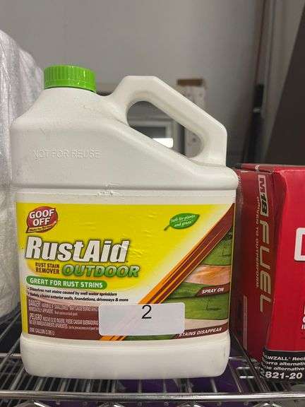 RustAid 1-Gallon Rust Remover - Dallas Online Auction Company