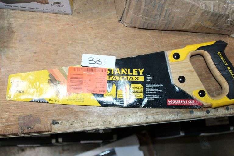 STANLEY FATMAX HAND SAW - Dallas Online Auction Company
