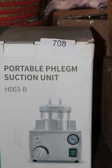 PORTABLE PHLEGM SUCTION UNIT H003-B - Dallas Online Auction Company