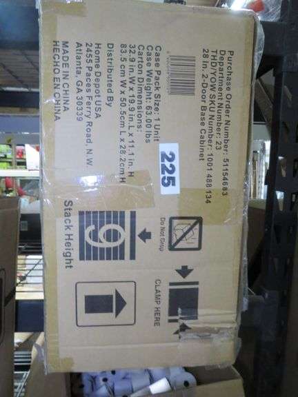 HUSKY READY-TO-ASSEMBLE 24-GAUGE STEEL 2-DOOR GARAGE BASE CABINET IN ...