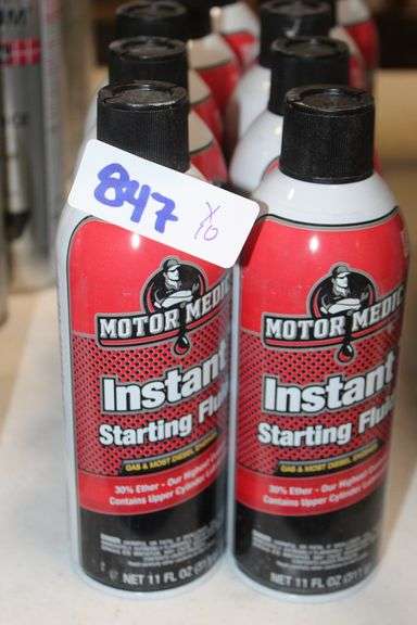 MOTOR MEDIC INSTANT STARTING FLUID 11 FL OZ - Dallas Online Auction Company