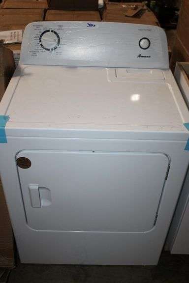 AMANA CLASSIC STYLE FRONT LOAD CLOTHES DRYER WHITE - Dallas Online ...