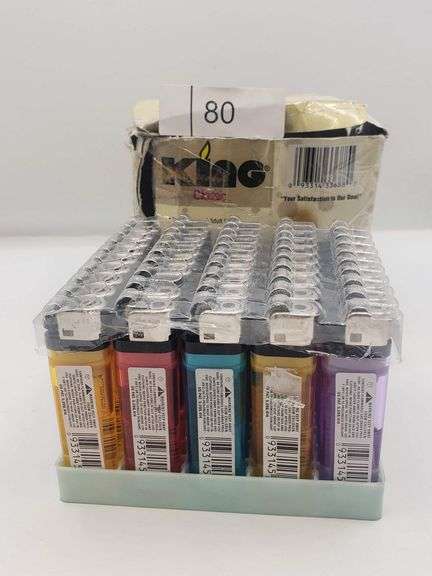 50 COUNT NEW KING CLASSIC DISPOSABLE BUTANE LIGHTER - Dallas Online ...