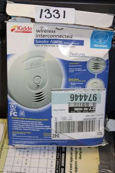 KIDDE WIRELESS INTERCONNECTED SMOKE ALARM - Dallas Online Auction Company