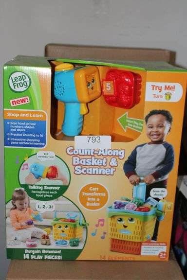 LEAPFROG COUNT ALONG BASKET AND SCANNER - Dallas Online Auction Company