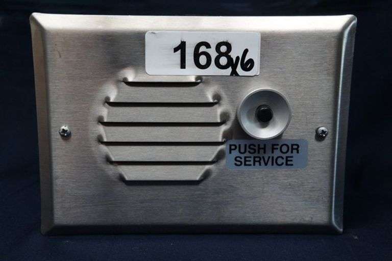 CUSTOMER SPEAKER CALL BOX ENCLOSURE - Dallas Online Auction Company