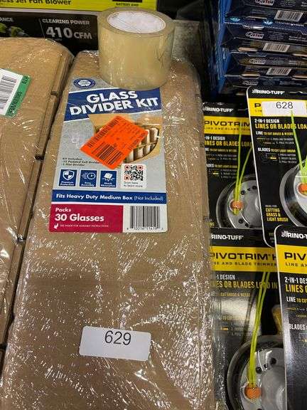 Pratt Retail Specialties Glass Divider Kit - Dallas Online Auction Company