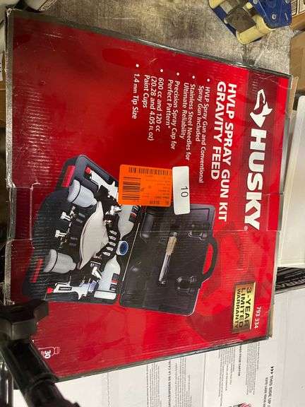 Husky HVLP and Standard Gravity Feed Spray Gun Kit - Dallas Online ...