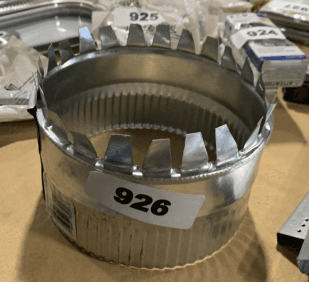 IMPERIAL 6-in x 4-in Galvanized Steel Duct Starting Collar - Dallas ...