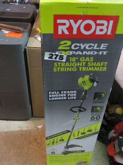 RYOBI 2 CYCLE EXPAND IT 18 IN GAS STRAIGHT SHAFT STRING TRIMMER ...