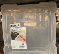 Essentials 12x12 Scrapbook Storage Box Clear - Dallas Online Auction ...