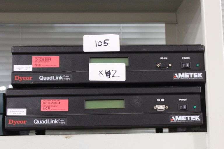 DYCOR QUAD LINK AMETEK POWER SUPPLY - Dallas Online Auction Company