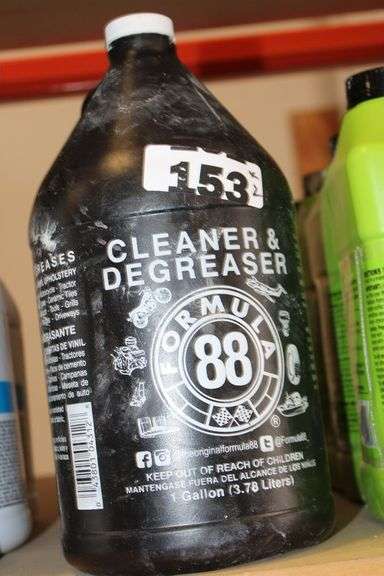 FORMULA 88 CLEANER AND DEGREASER 1 GALLON JUG - Dallas Online Auction ...