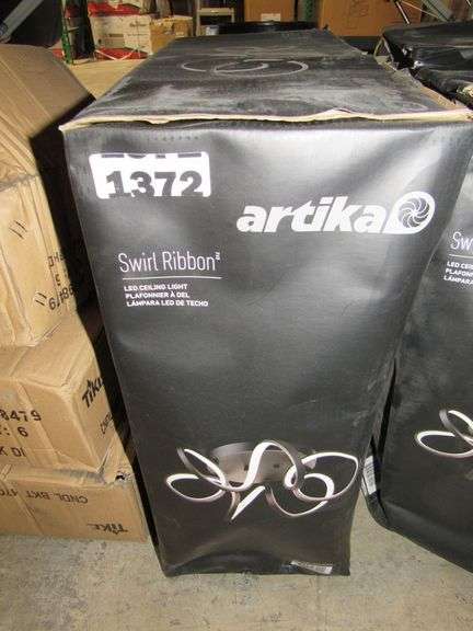 ARTIKA SWIRL RIBBON LED CEILING LIGHT - Dallas Online Auction Company