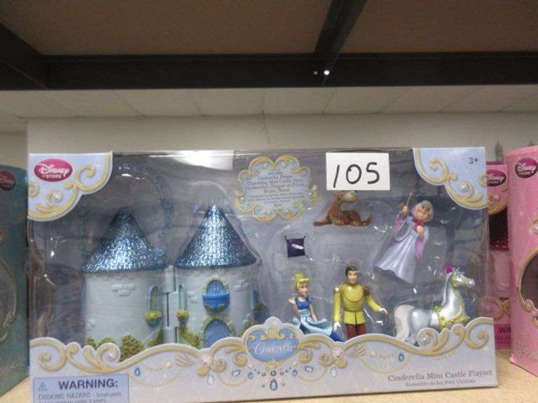 DISNEY CINDERELLA MINI CASTLE PLAYSET - Dallas Online Auction Company