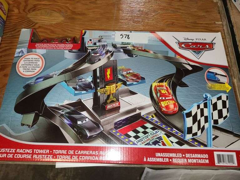 [Retail: $26.99] - Disney Pixar Cars Rust-Eze Racing Tower Race Car ...