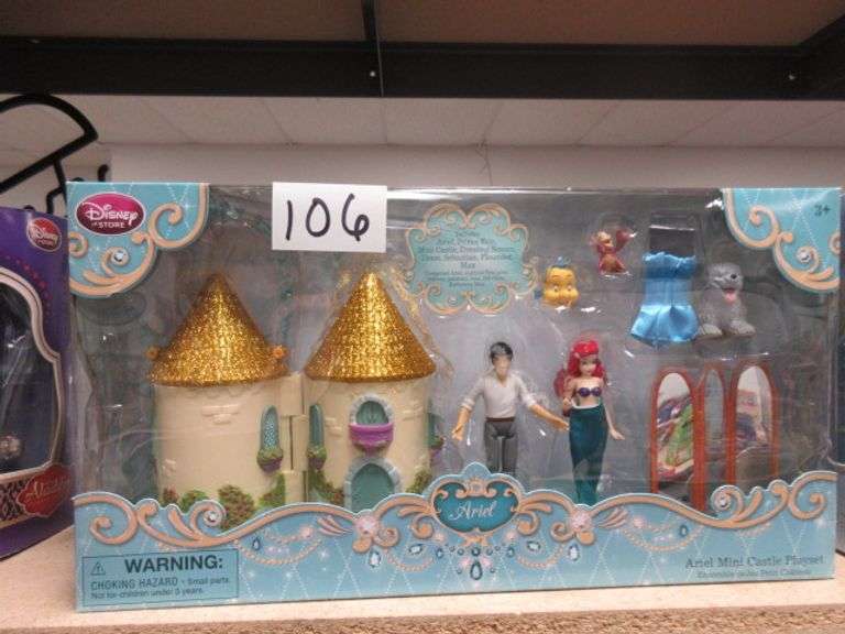 DISNEY ARIEL MINI CASTLE PLAYSET - Dallas Online Auction Company