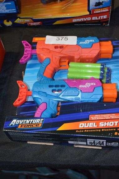 ADVENTURE FORCE DUEL SHOT NERF GUNS - Dallas Online Auction Company