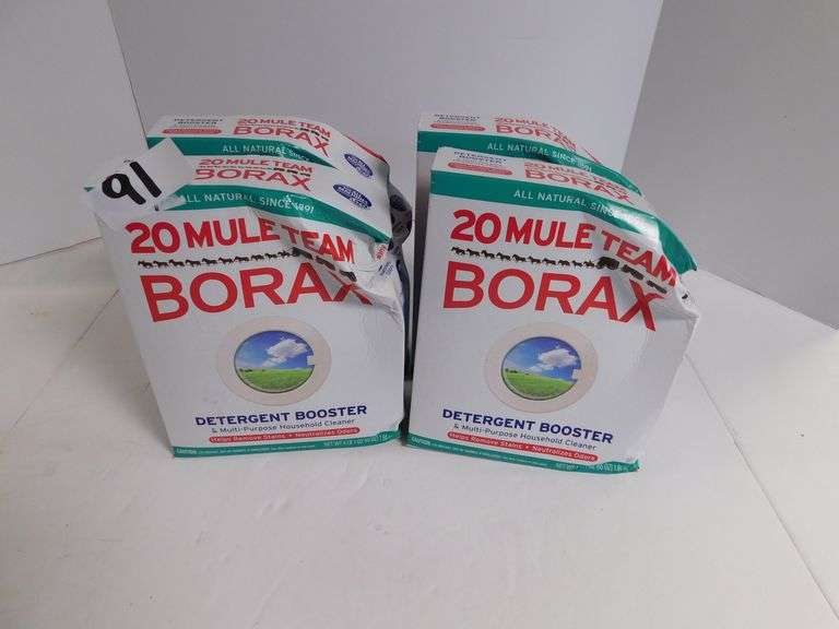 BORAX DETERGENT BOOSTER 4LB BOX - Dallas Online Auction Company